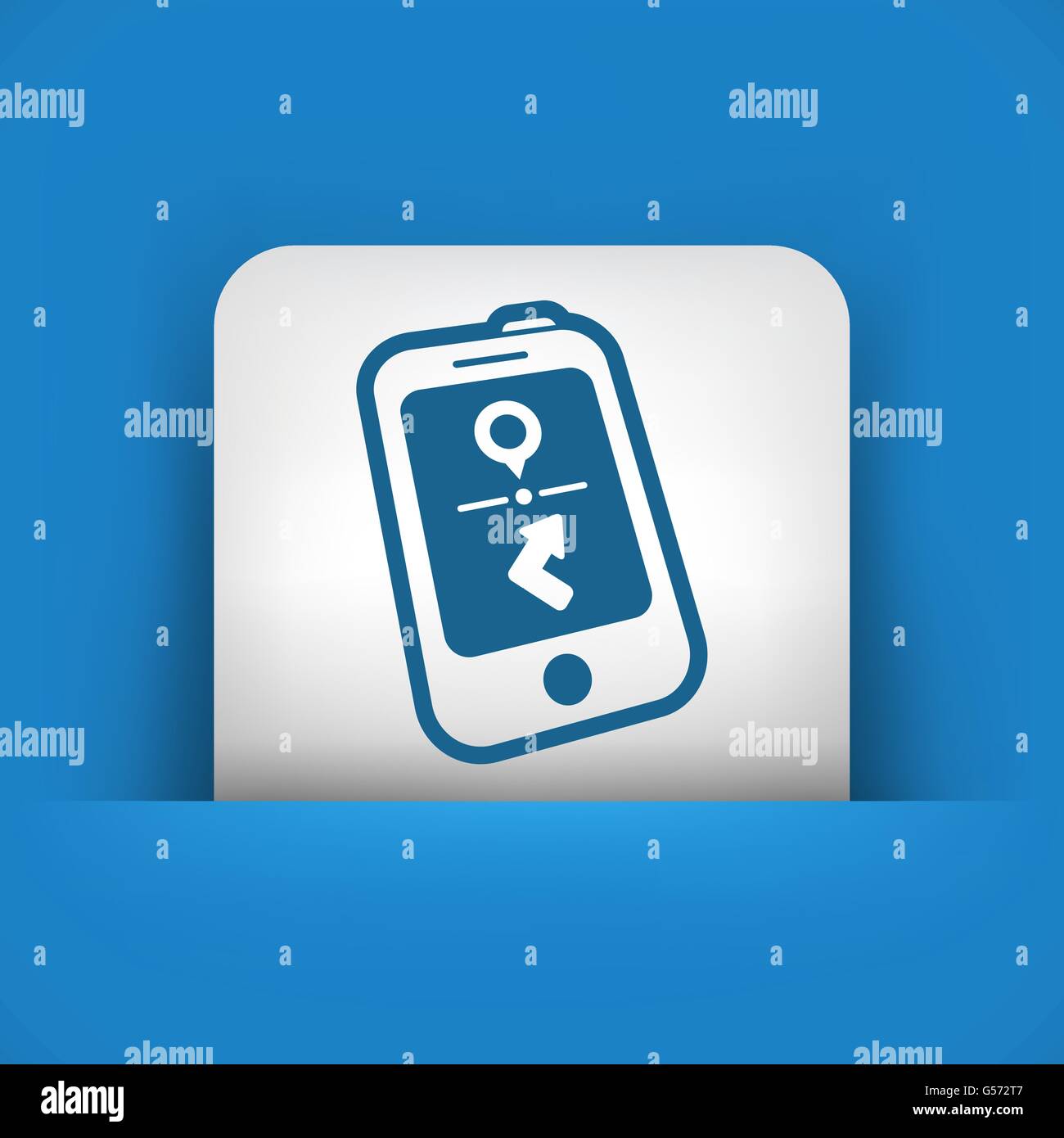 Mobile navigation system Stock Vector Image & Art - Alamy