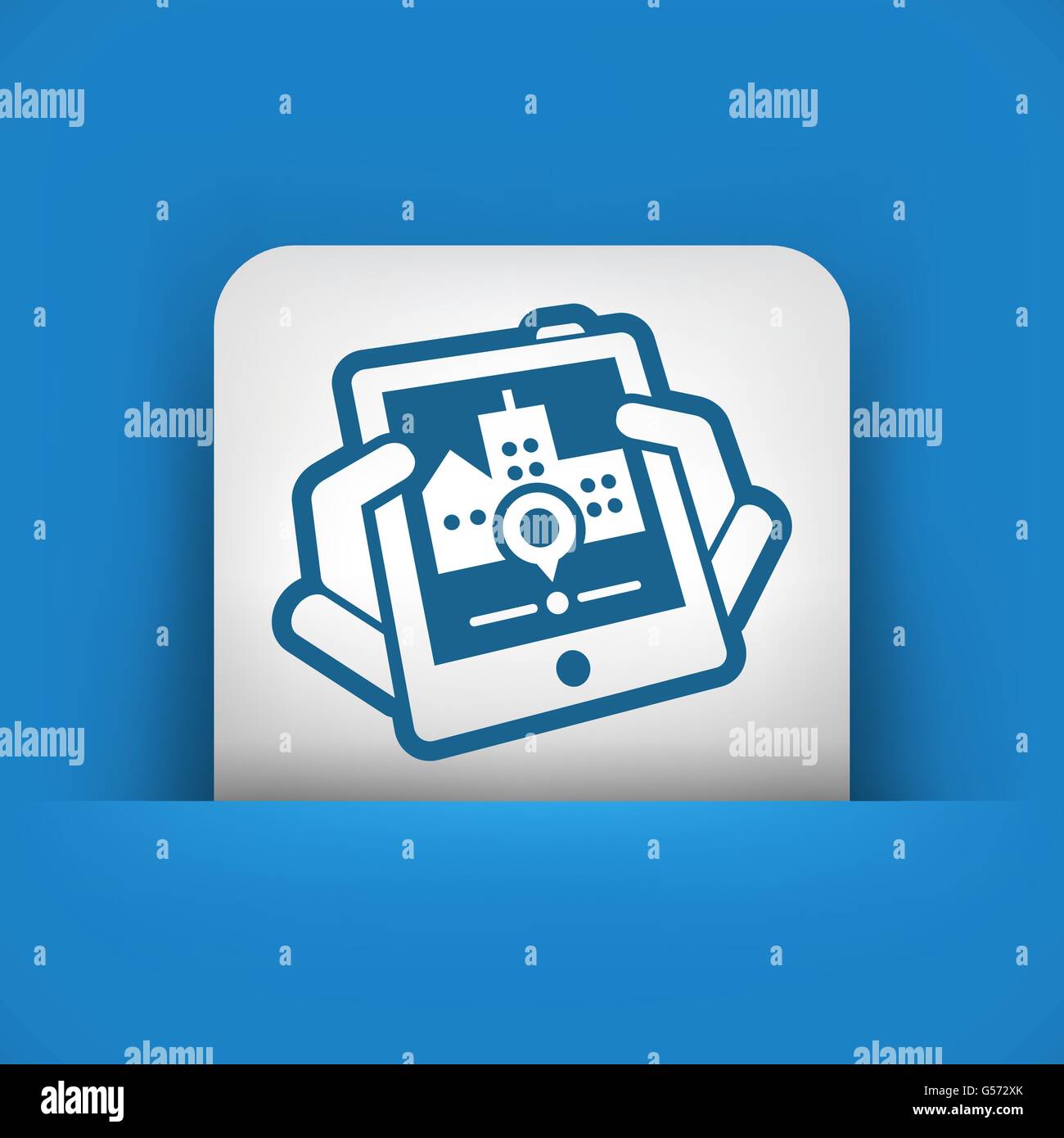 Map navigator web Stock Vector Image & Art - Alamy