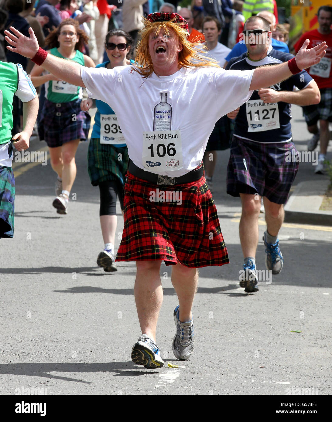 Perth kilt run hi-res stock photography and images - Alamy