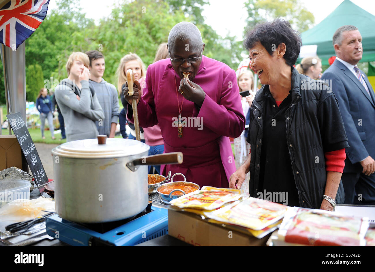 Samples food from malaysia on york hotelier jennie cooks stand hi-res ...