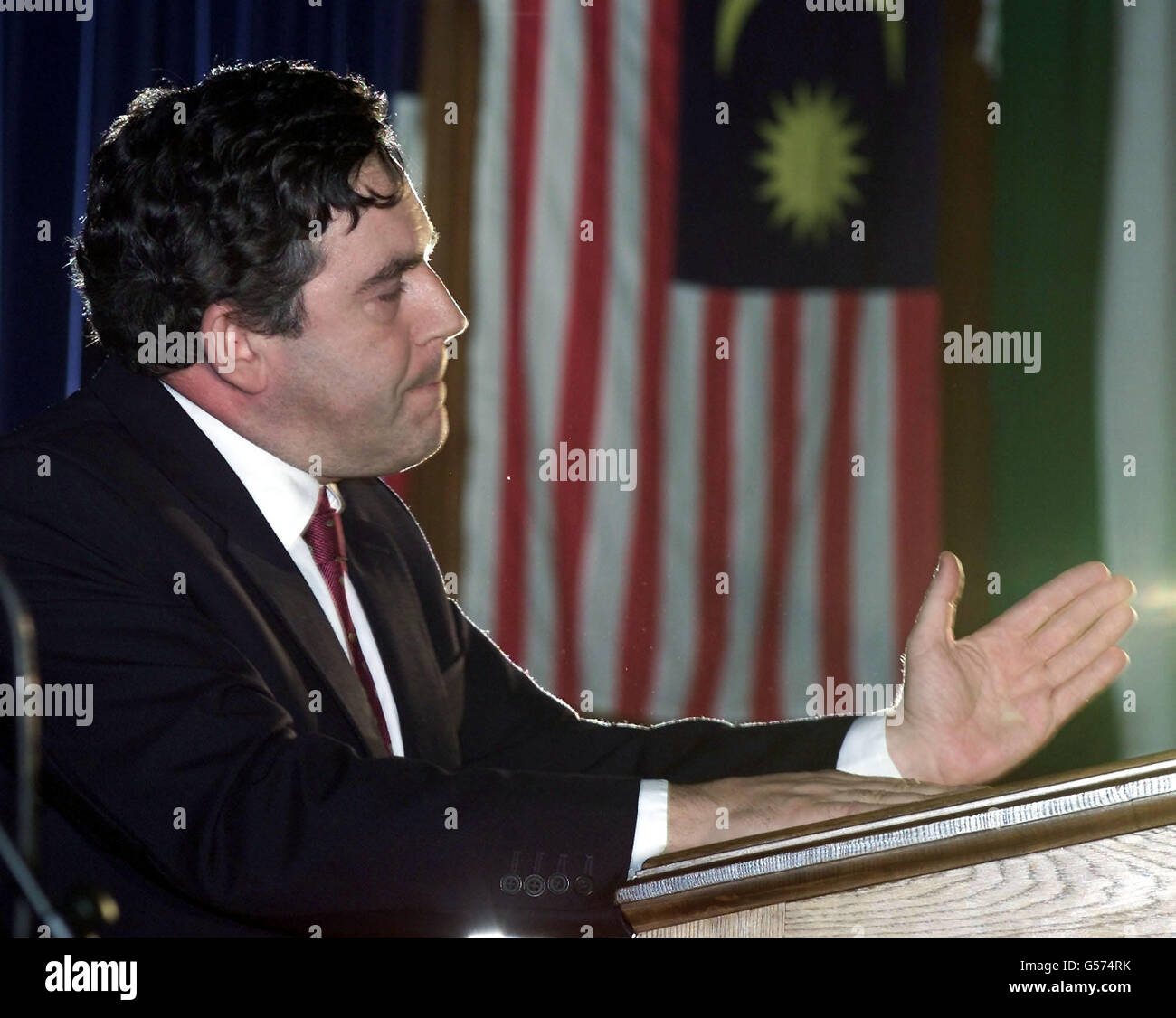 Gordon Brown Jubilee 2000 rally Stock Photo - Alamy