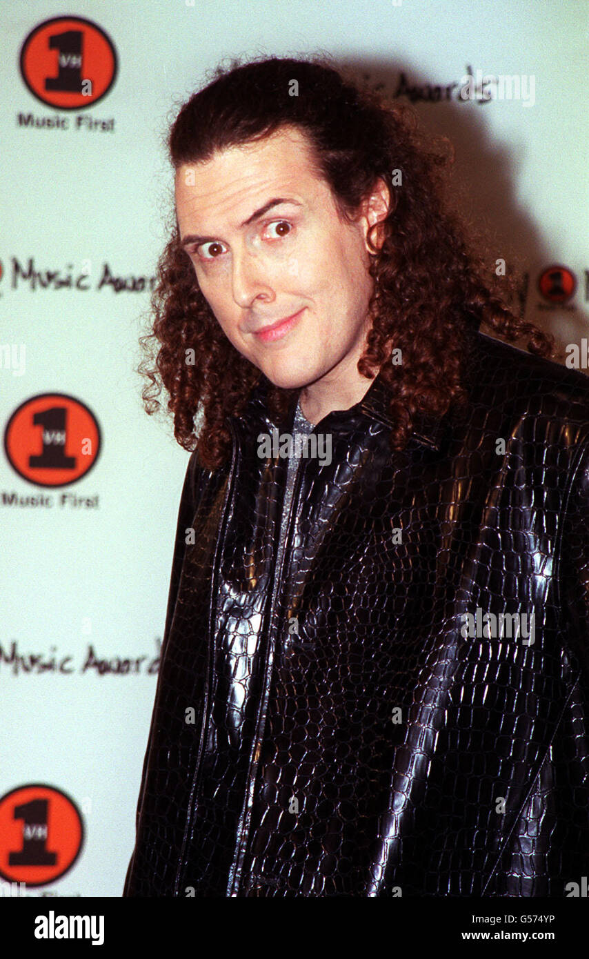 Singer 'Weird Al' Yankovic at the My VH1 Awards 2000, at the Shrine ...