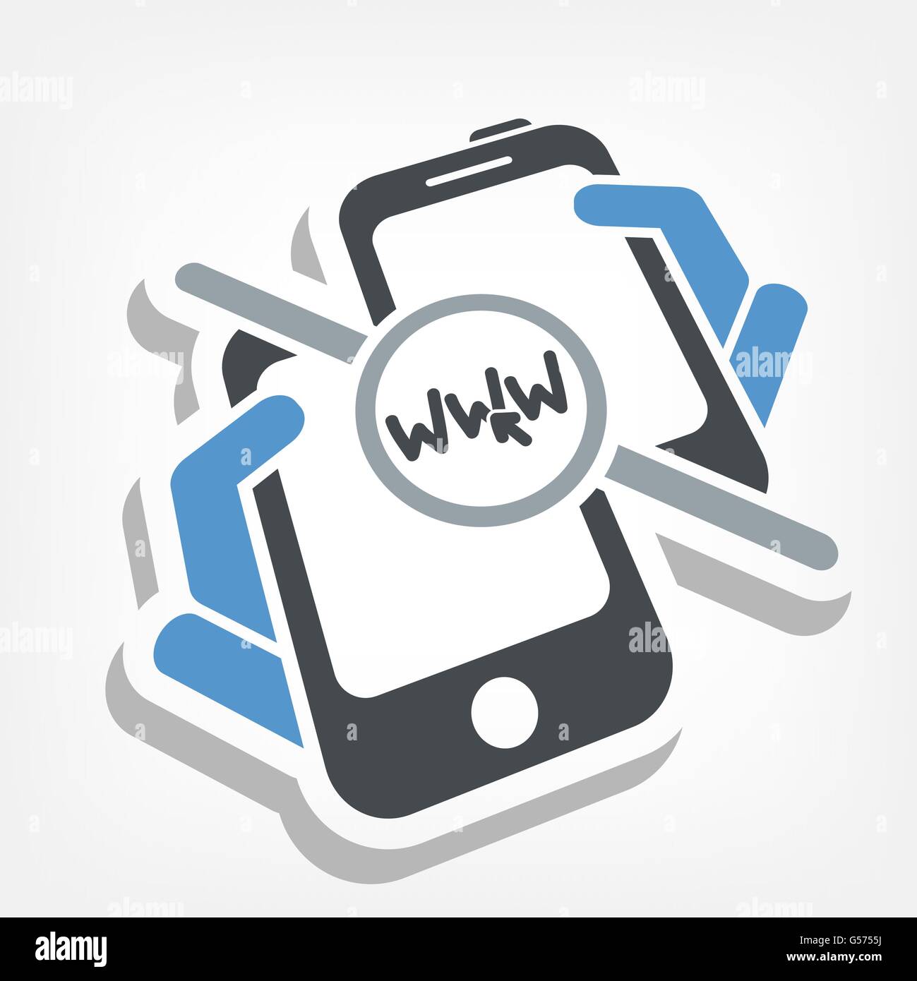 Web connection sharing Stock Vector Image & Art - Alamy