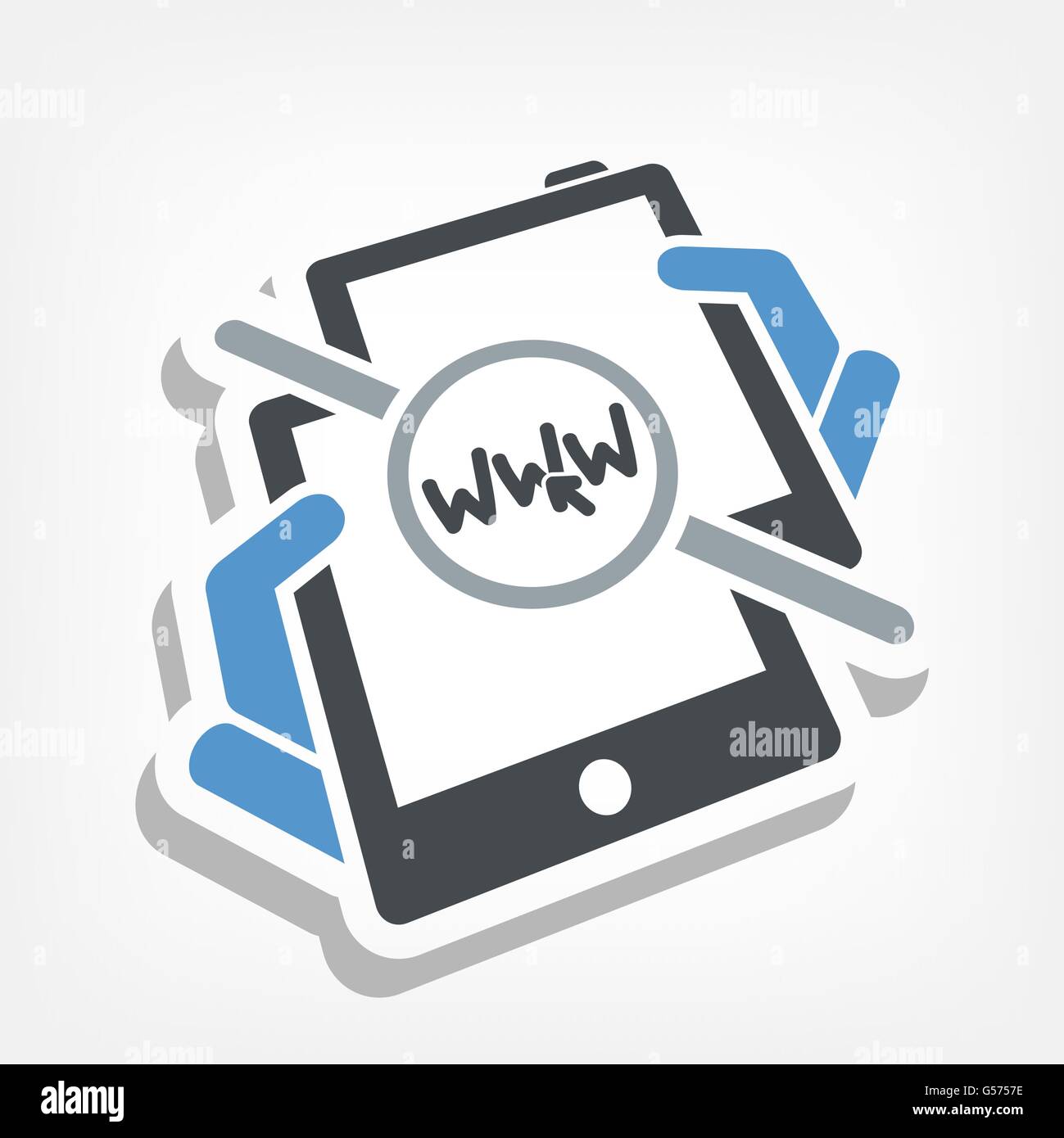 Web connection sharing Stock Vector Image & Art - Alamy