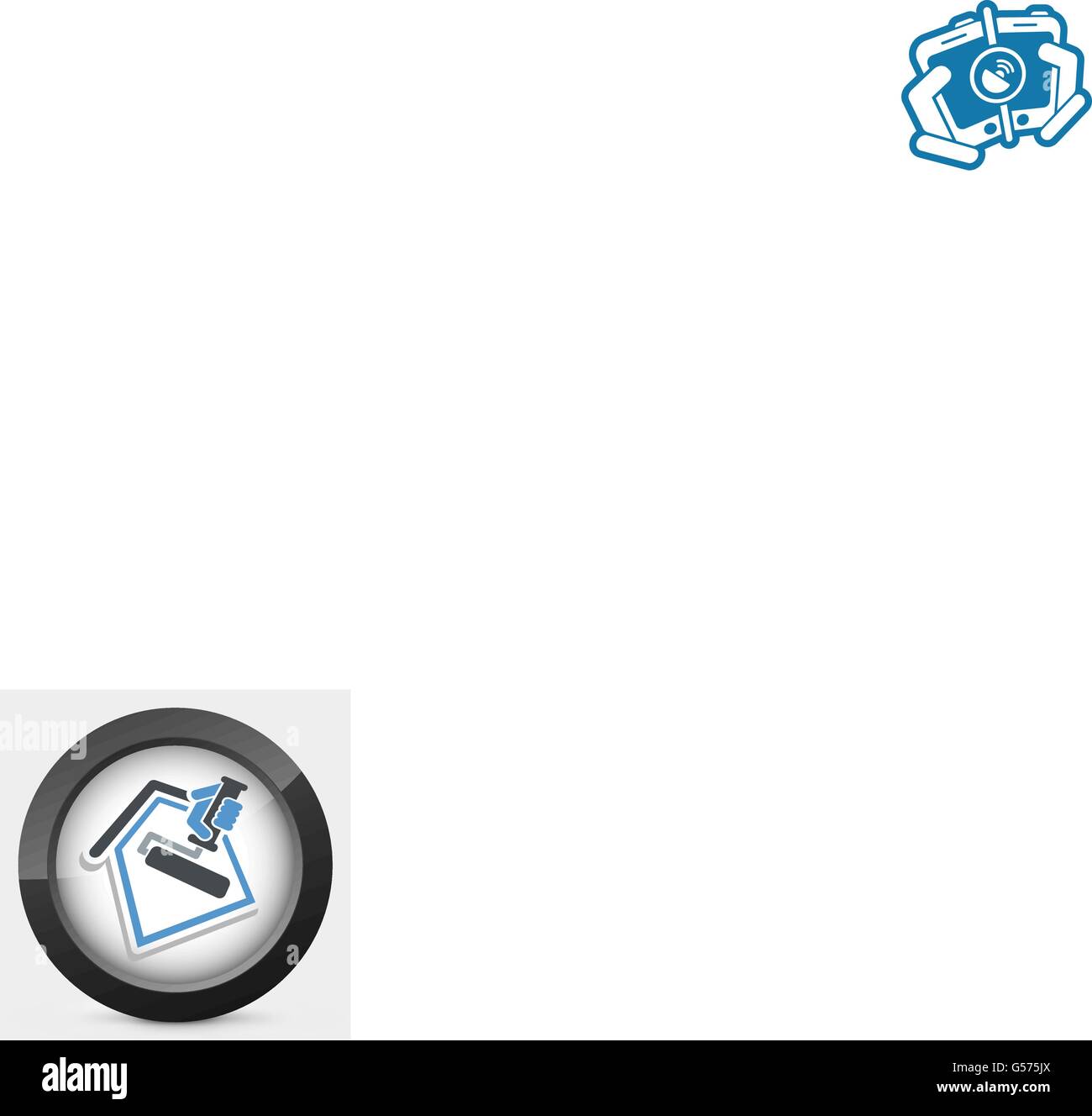 Painter roll symbol Stock Vector Image & Art - Alamy