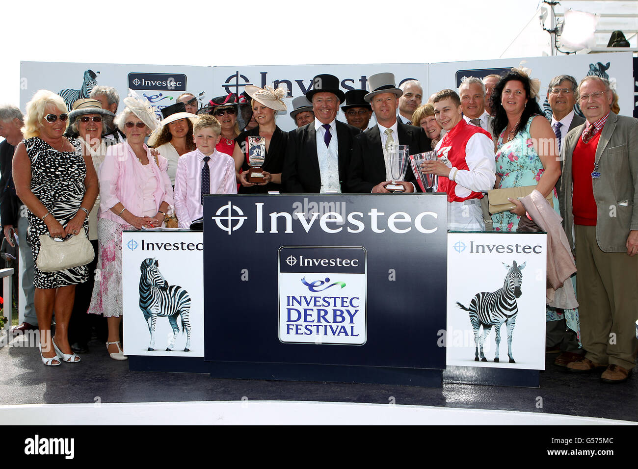 Trainer John Best and jockey Luke Morris with their awards after ...