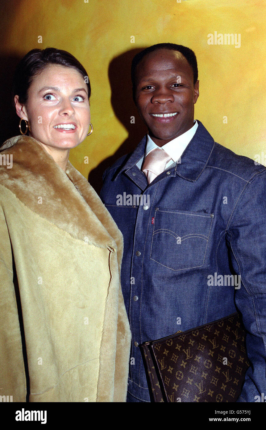 Former boxer Chris Eubank and his wife Karron at the launch of the ...