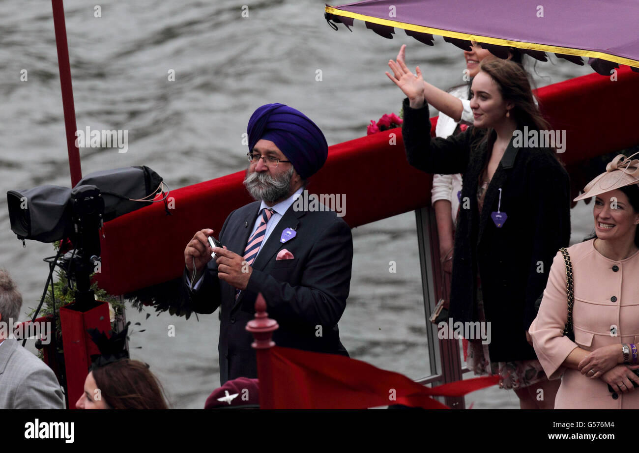 Previously unreleased photo of Harbinder Singh Rana onboard the Spirit of Chartwell during the ...