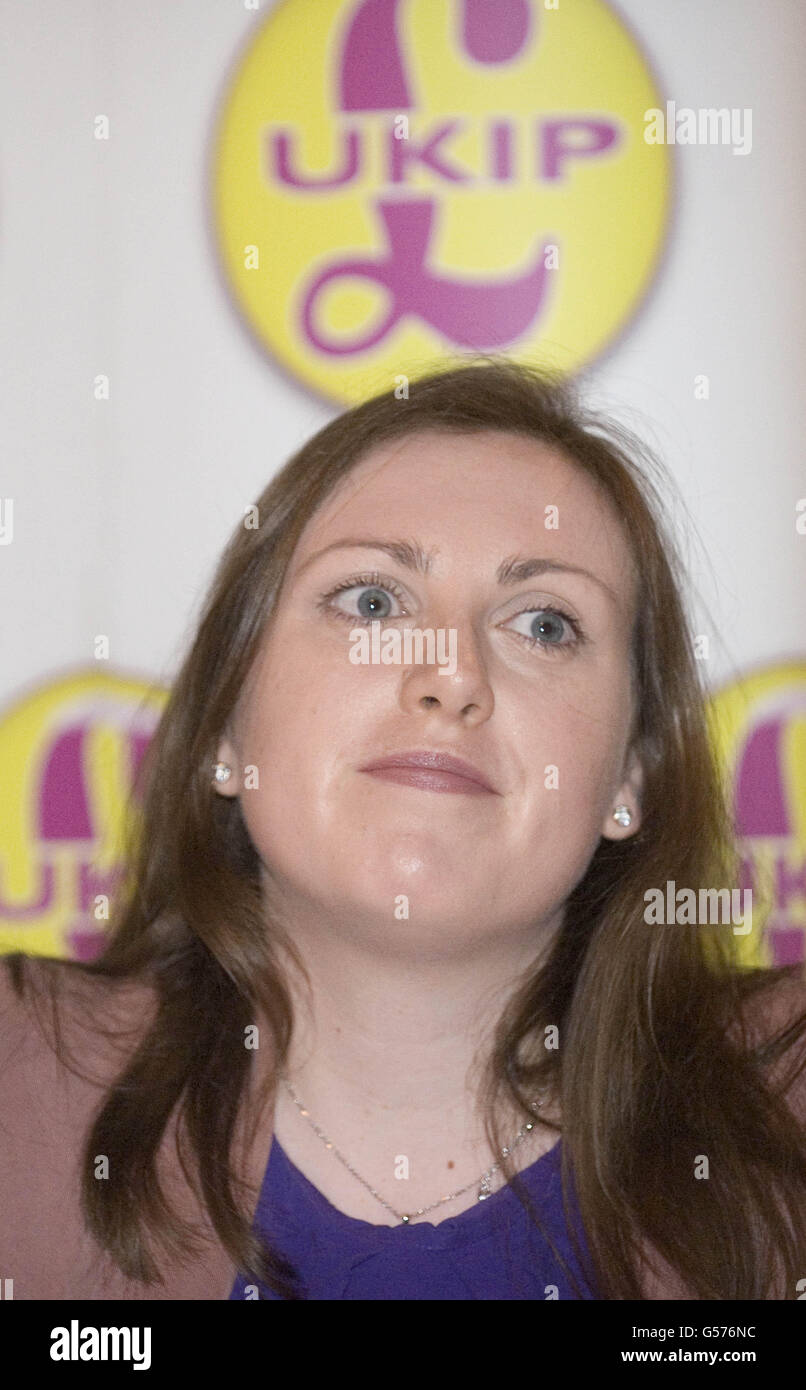 Uk independence party candidate helen knight attends launch mayoral ...