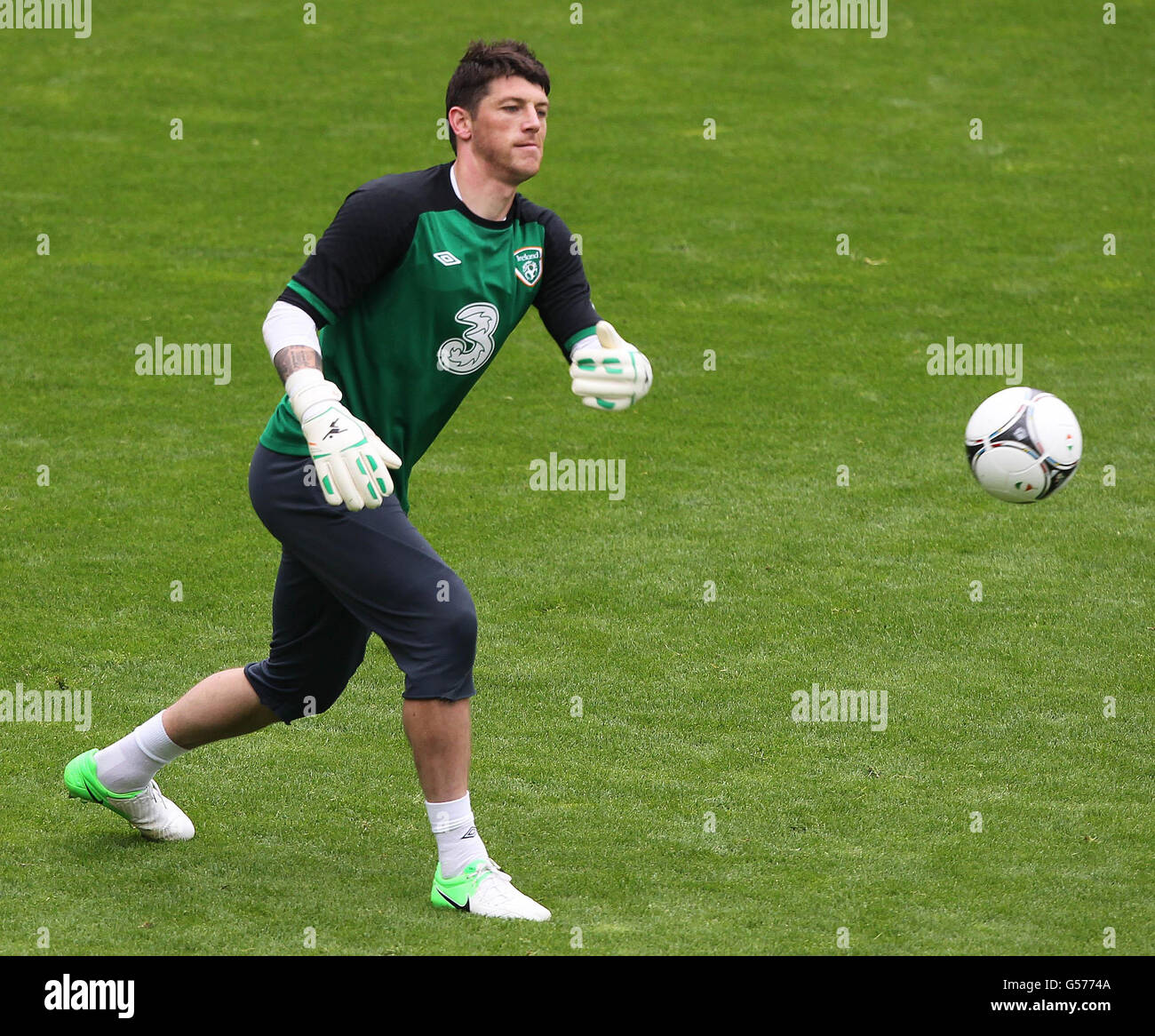 Irelands keiren westwood during training session at the municipal ...