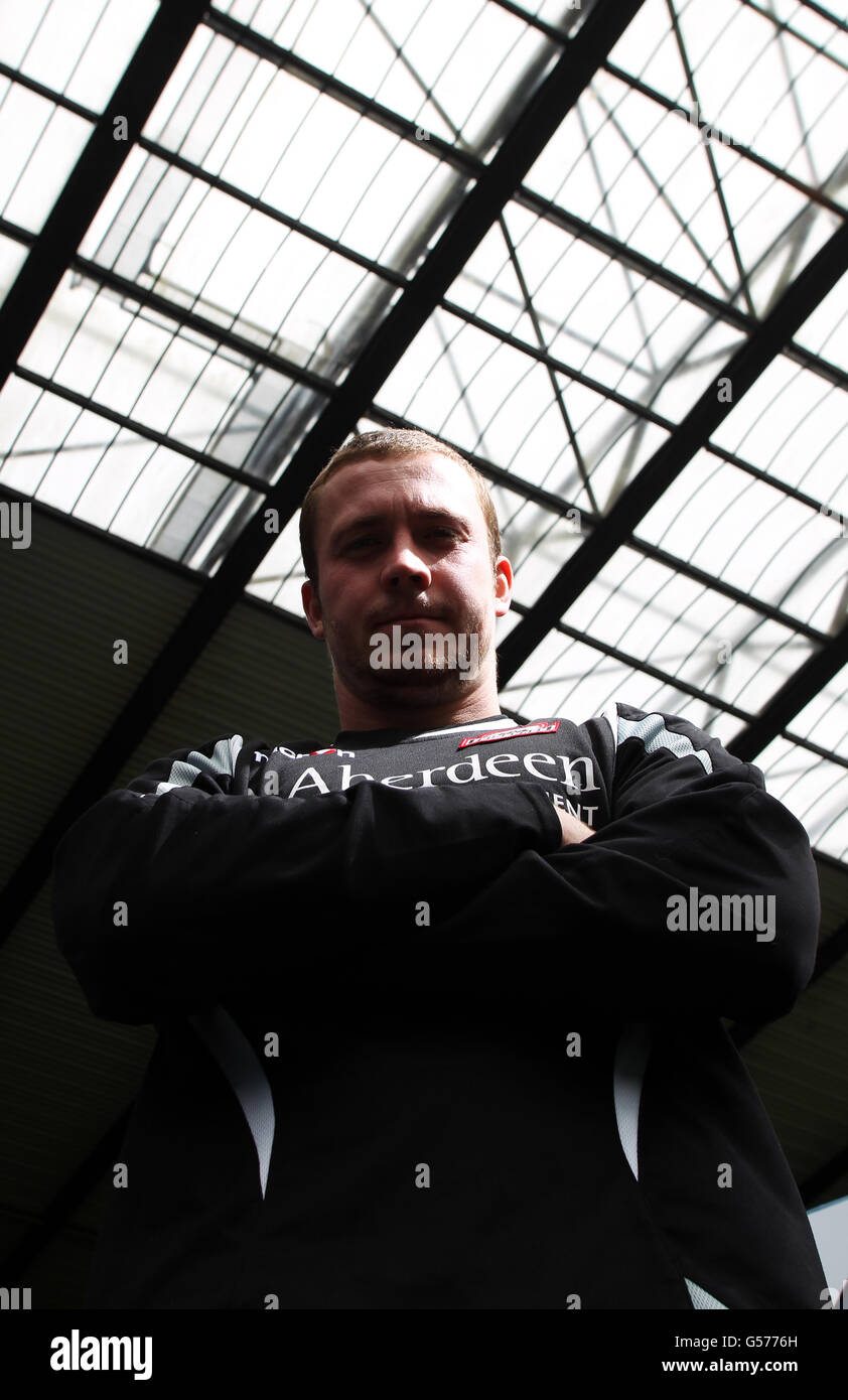 Edinburghs richie rees photocall murrayfield hi-res stock photography ...
