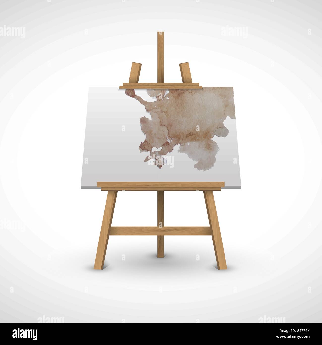 3d rendering white paint Stock Vector Images - Alamy