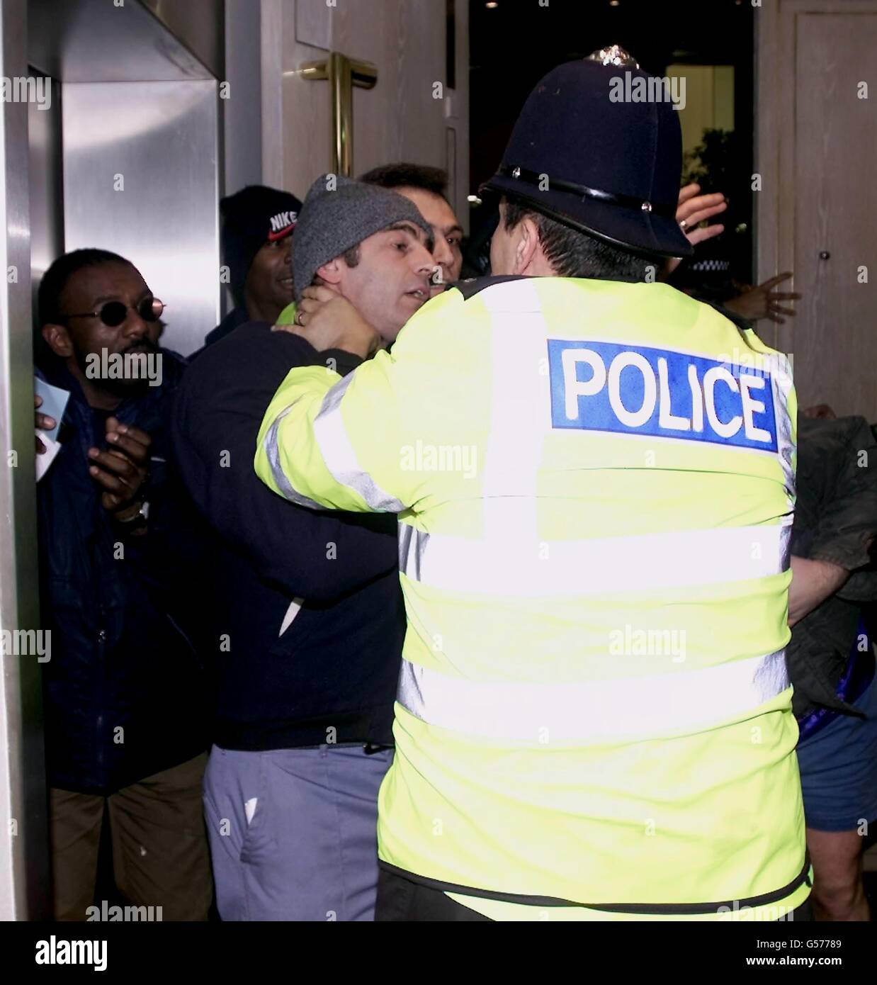 Vauxhall luton protest police hi-res stock photography and images - Alamy