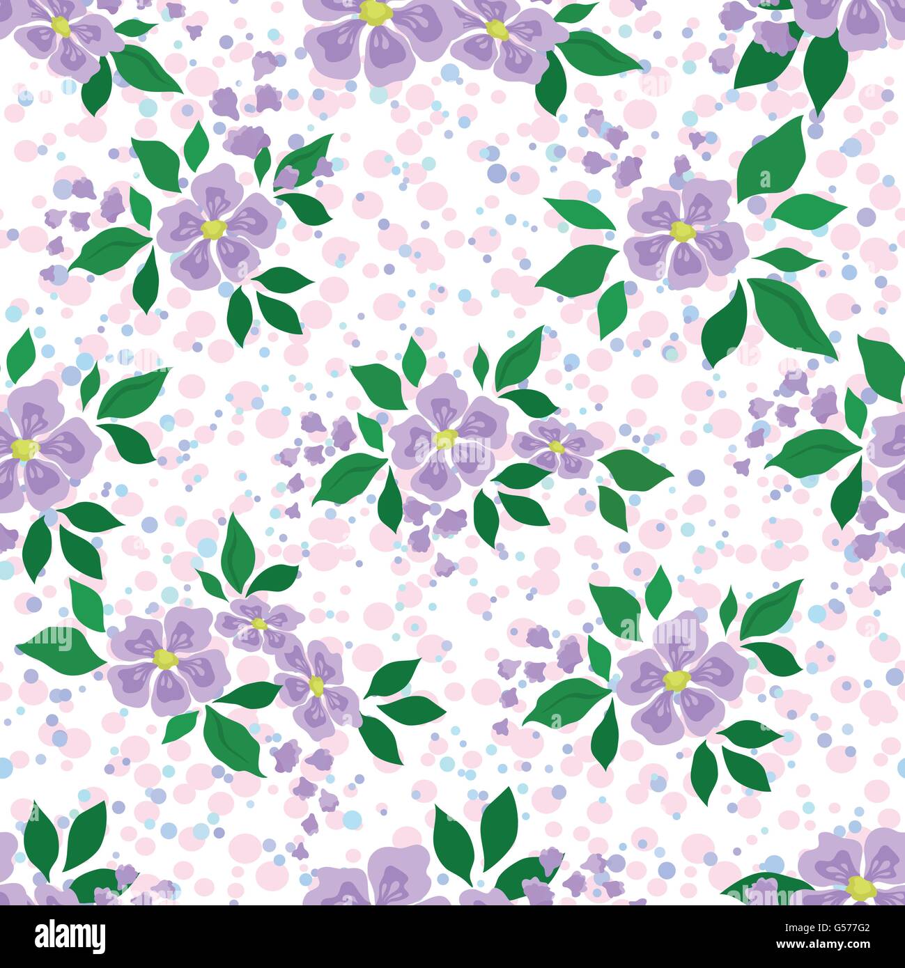 Flowery environment Stock Vector Images - Alamy