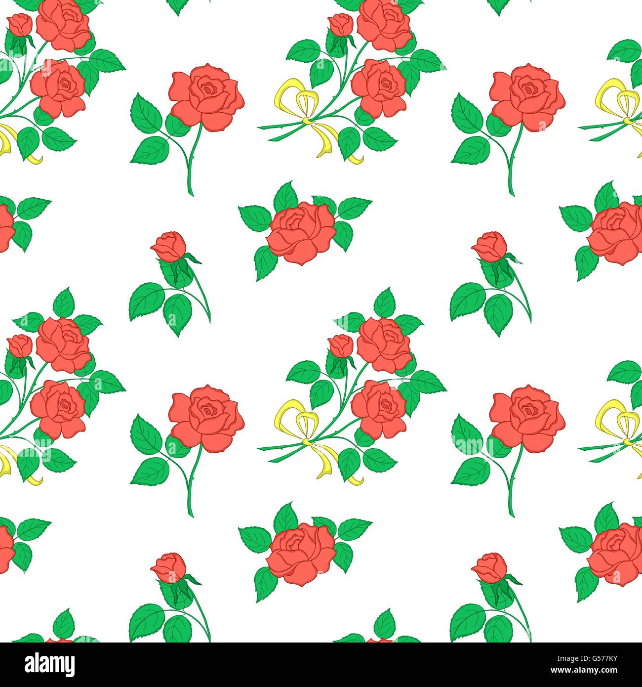 Seamless Flower Background Stock Vector Image & Art - Alamy