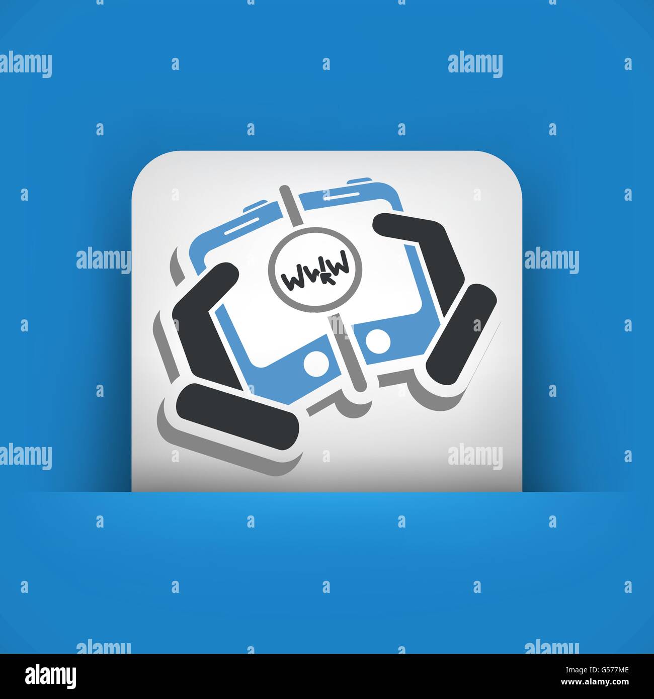 Web connection sharing Stock Vector Image & Art - Alamy