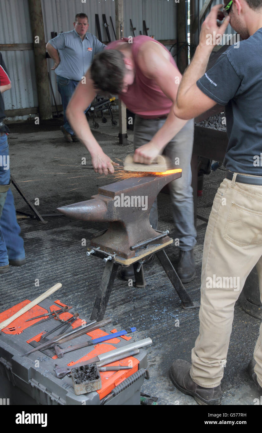 Blacksmith And Anvil High Resolution Stock Photography and Images - Alamy
