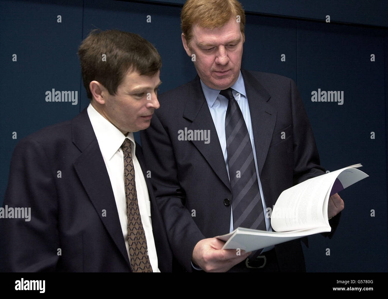 University of Leicester Professor Dr Richard Baker (left) and Chief ...
