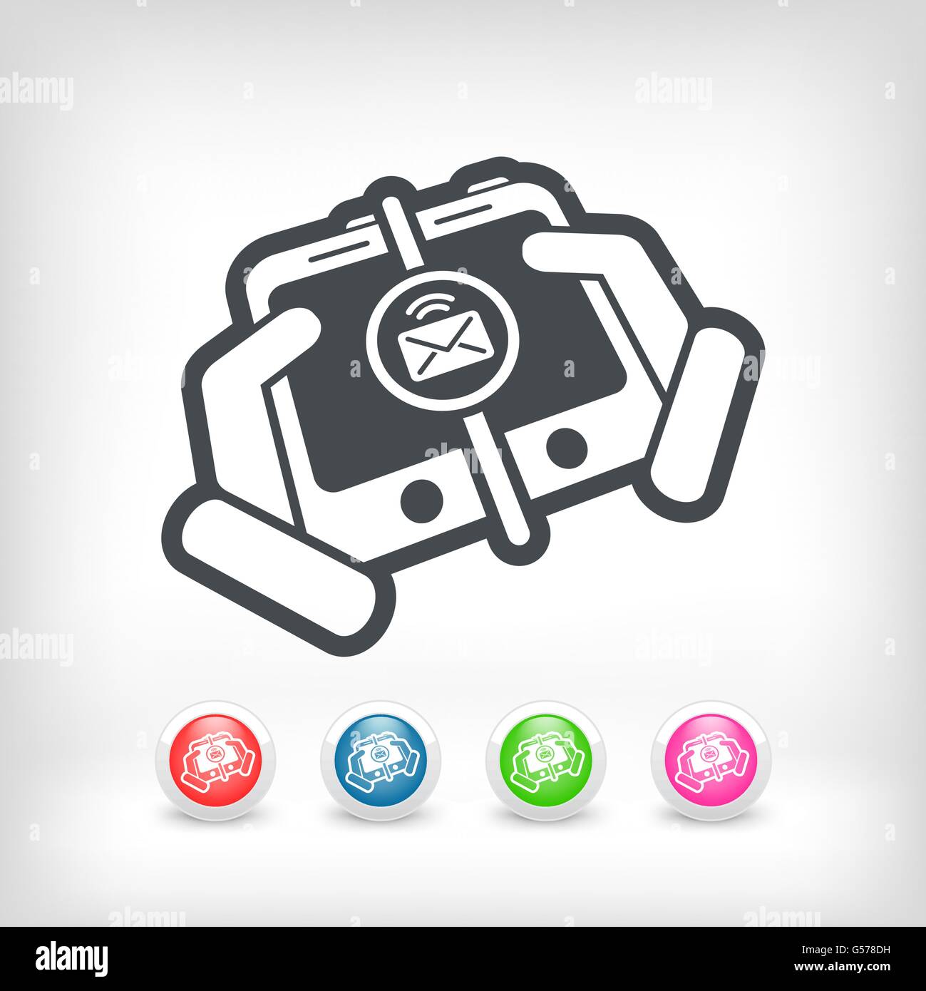 Mail sending icon Stock Vector Image & Art - Alamy