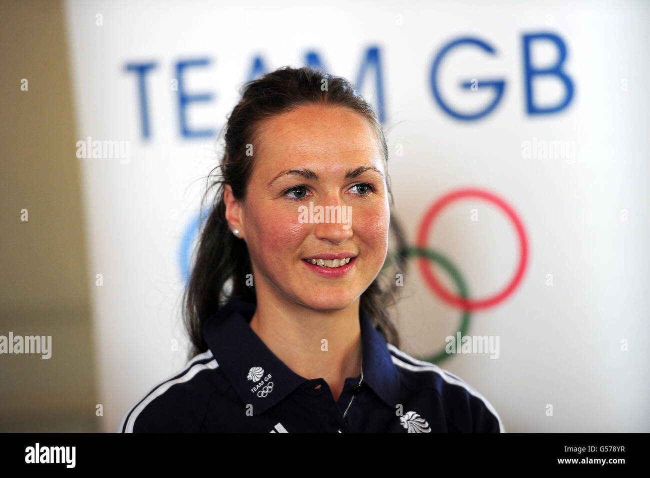 Olympics shooting team gb announcement tower of london hi-res stock ...