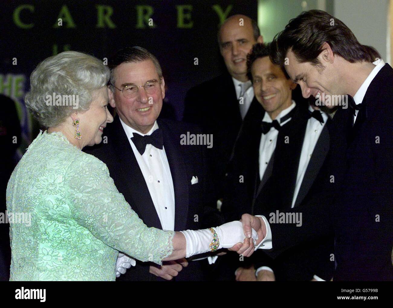 Queen Elizabeth II at Grinch premiere - London Stock Photo - Alamy