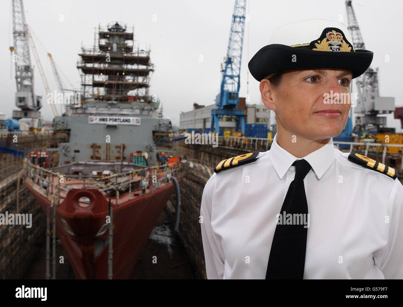 Commander Sarah West takes up her post on the Type 23 frigate HMS ...
