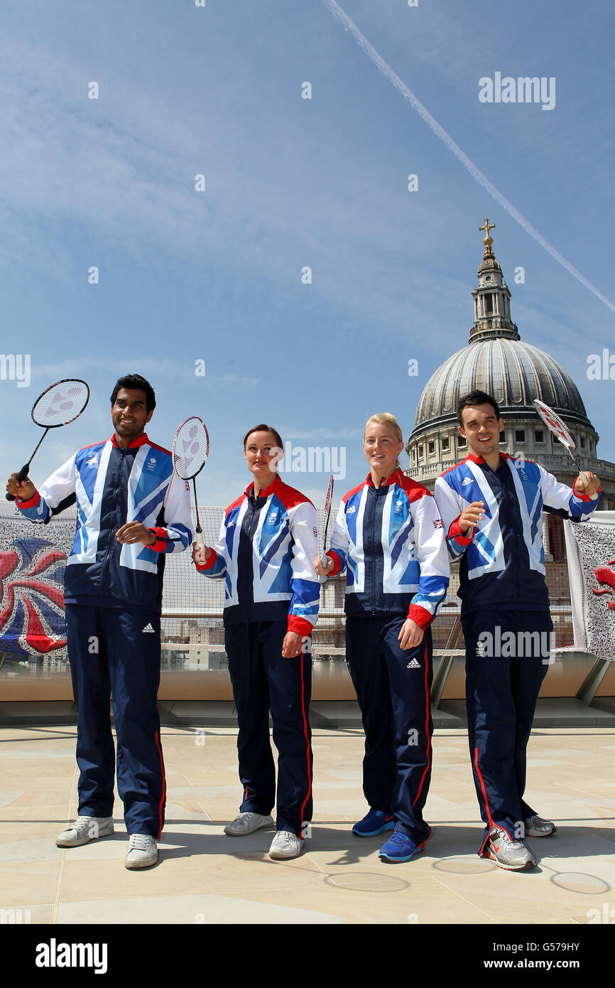 Great Britain's (left to right) Rajiv Ouseph, Susan Egelstaff, Imogen ...