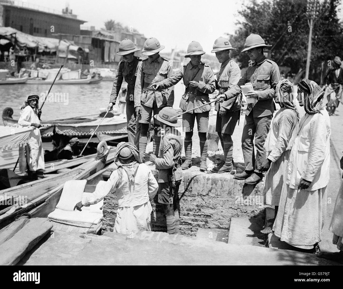 World War One - British Empire - Middle East Front - 1915 Stock Photo ...