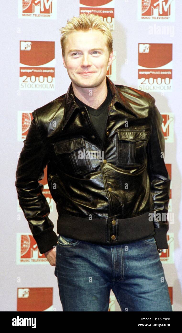 Mtv europe ronan keating hi-res stock photography and images - Alamy