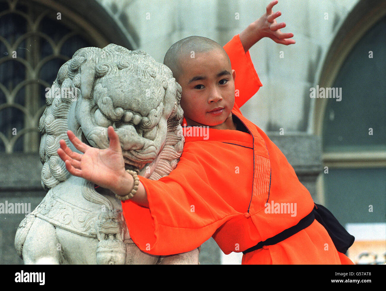 Shaolin Monks Tour Stock Photo - Alamy