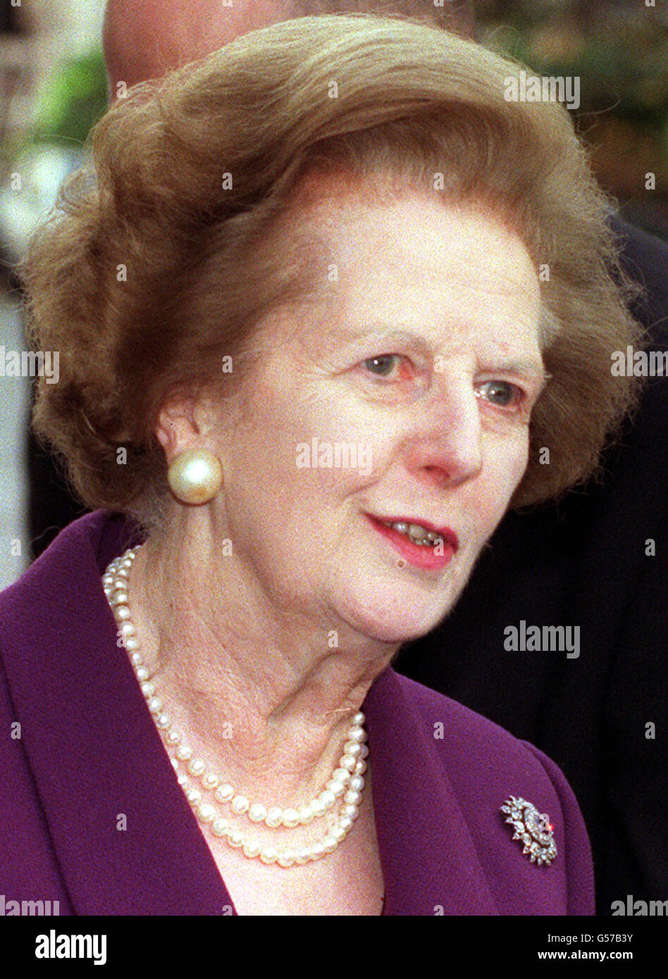 Thatcher resign anniversary Stock Photo - Alamy