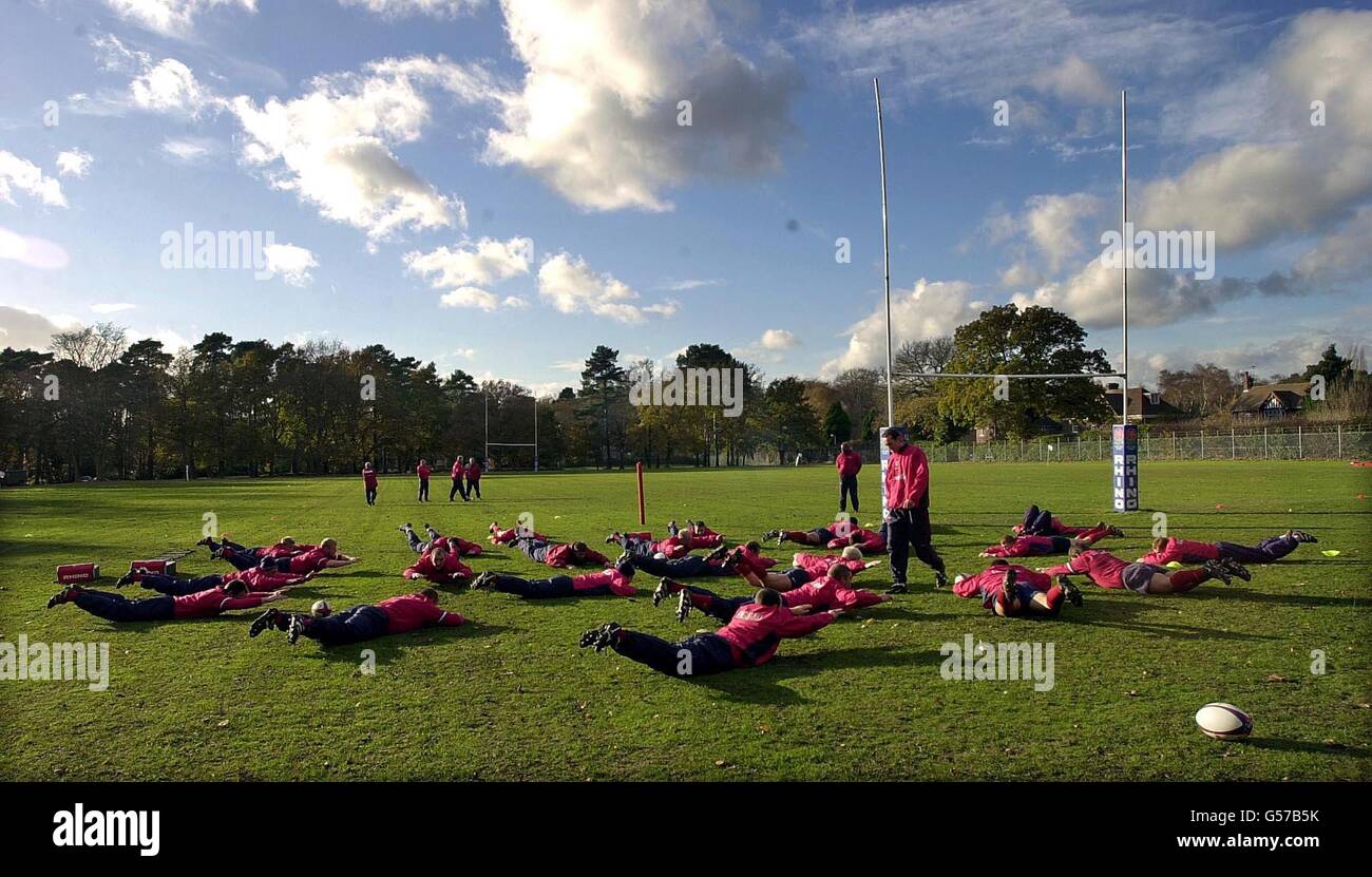 Rugby Pay Dispute Training Stock Photo - Alamy