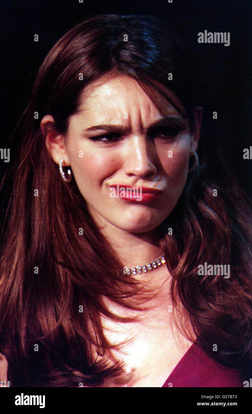 Kelly Brook Eye Contact Stock Photo - Alamy