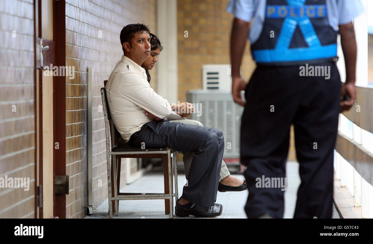 Raj Theekoy, room attendant at the Legends Hotel and witness for the ...