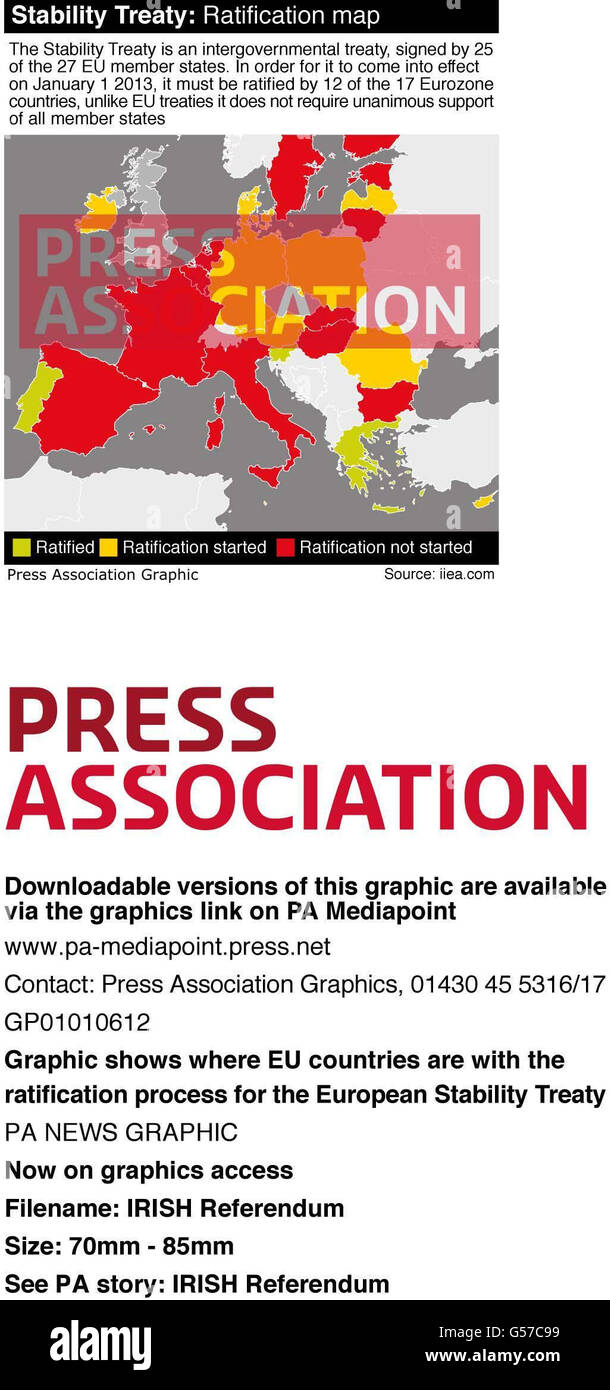 Graphic shows what stage EU countries are at with the ratification ...