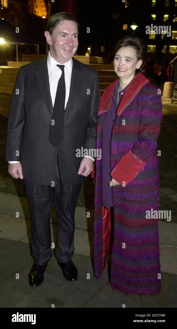 Prime Minister's wife Cherie Booth and Lord Chancellor, Derry Irvine ...