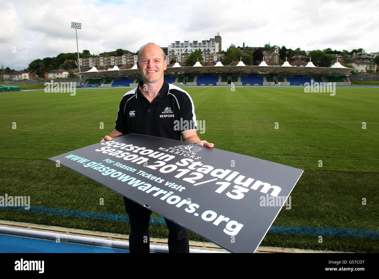 Rugby union gregor townsend photocall scotstoun stadium hi-res stock ...