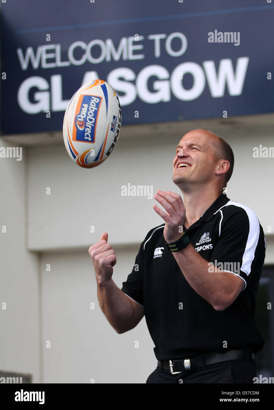 Rugby Union - Gregor Townsend Photocall - Scotstoun Stadium Stock Photo ...