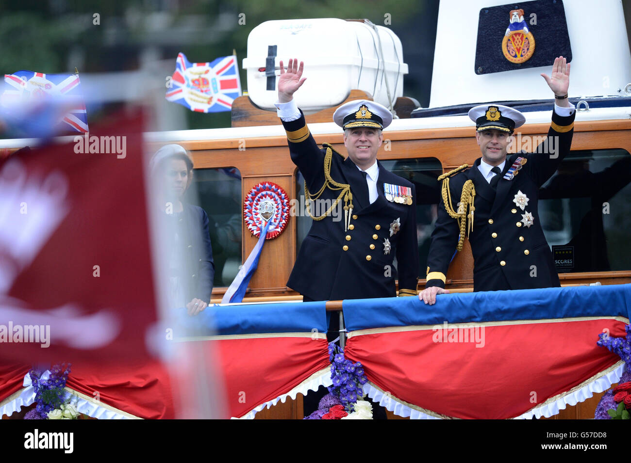 Prince Andrew, Duke of York (L) and Prince Edward, Earl of Wessex (R ...