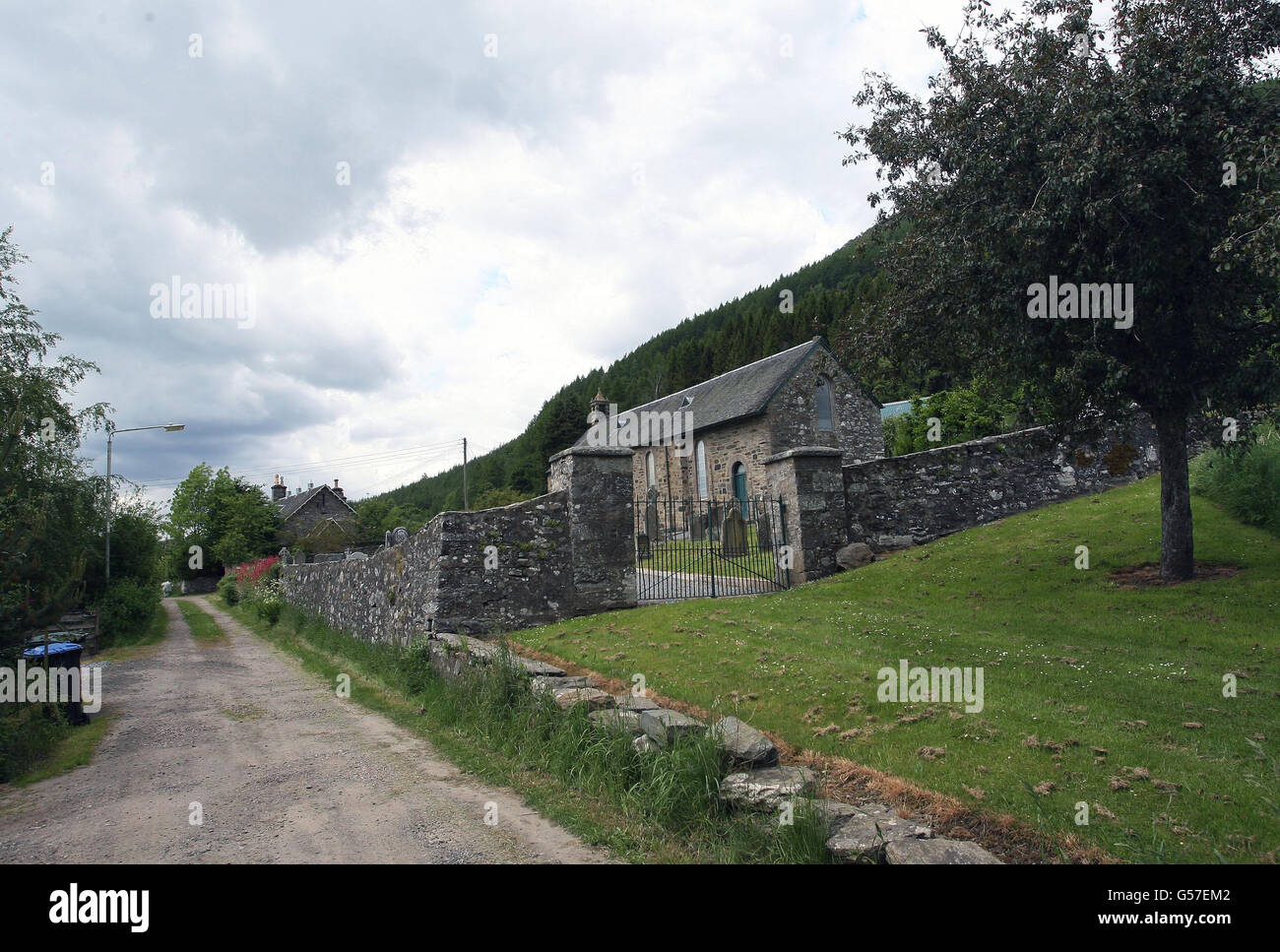 A general view of the village Dull in Perthshire, who are confident ...