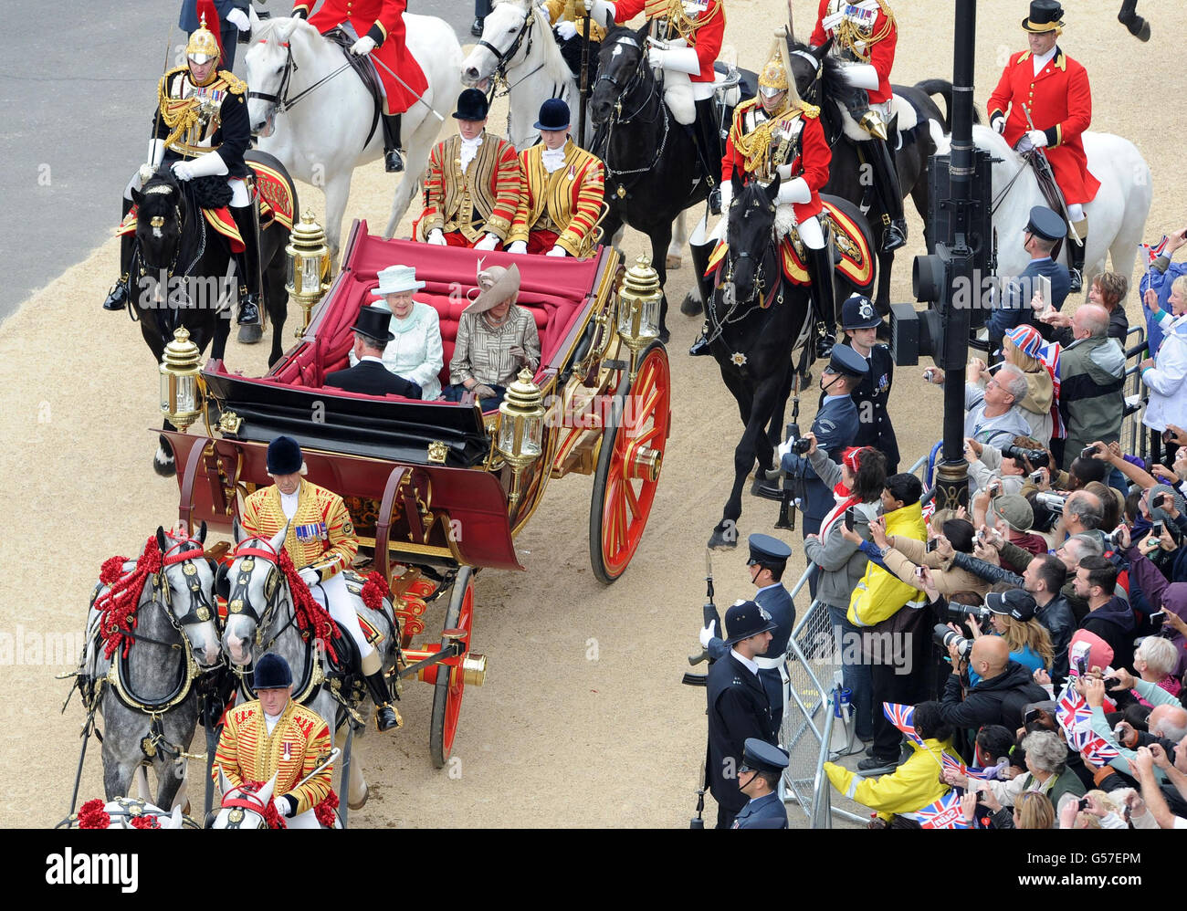 Diamond Jubilee celebrations Stock Photo - Alamy