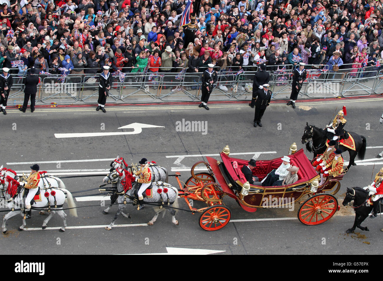 Diamond Jubilee celebrations Stock Photo - Alamy