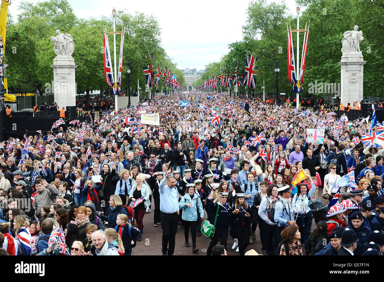 Diamond Jubilee celebrations Stock Photo - Alamy