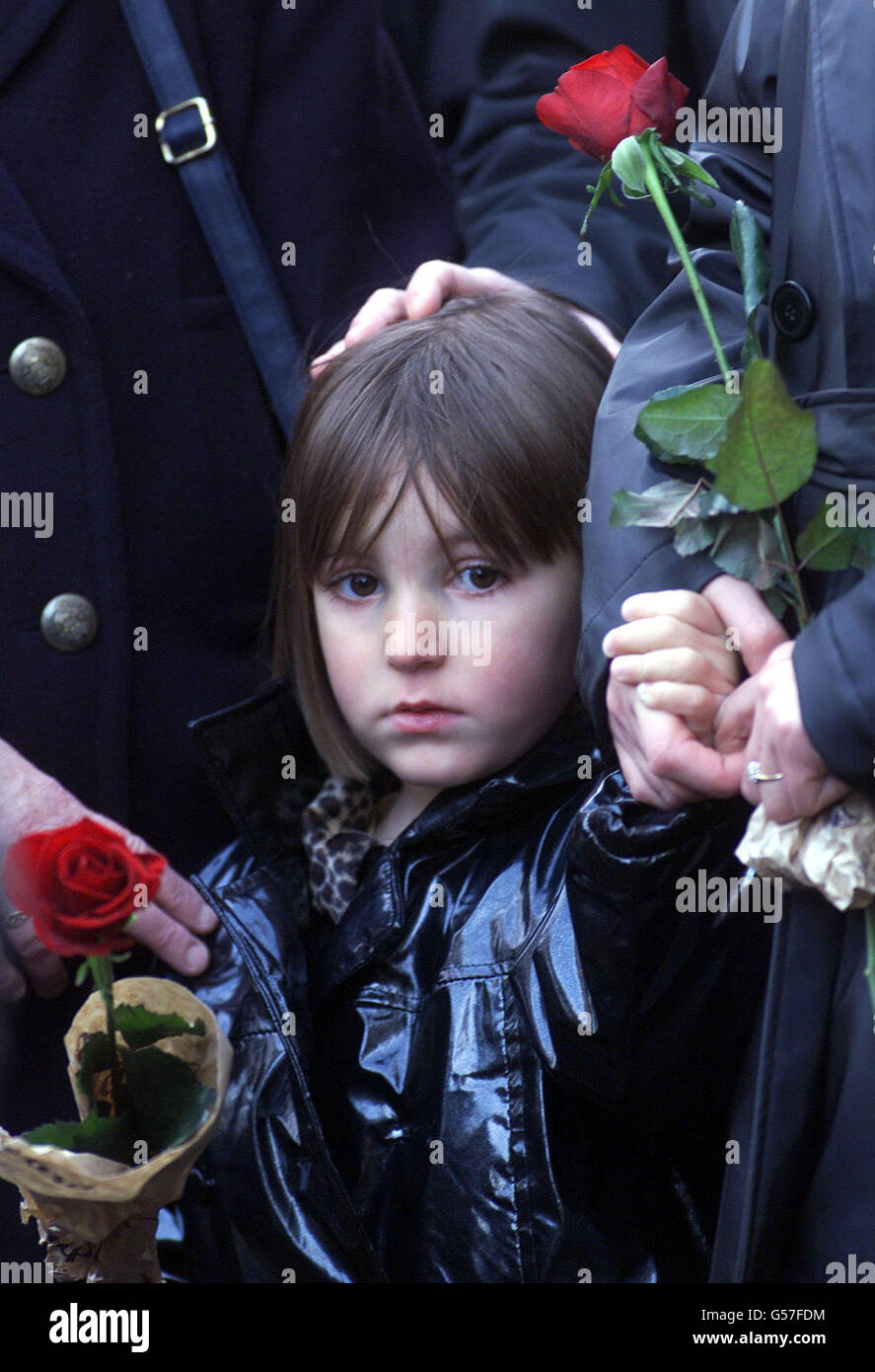 Gary Moore Funeral Belfast Stock Photo - Alamy