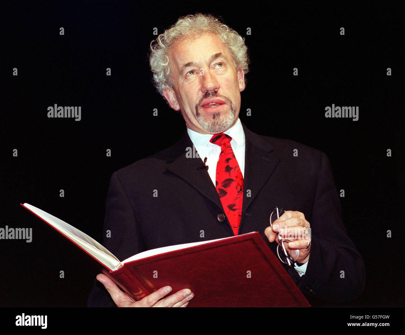 Actor simon callow reading extracts from peter pan hi-res stock ...