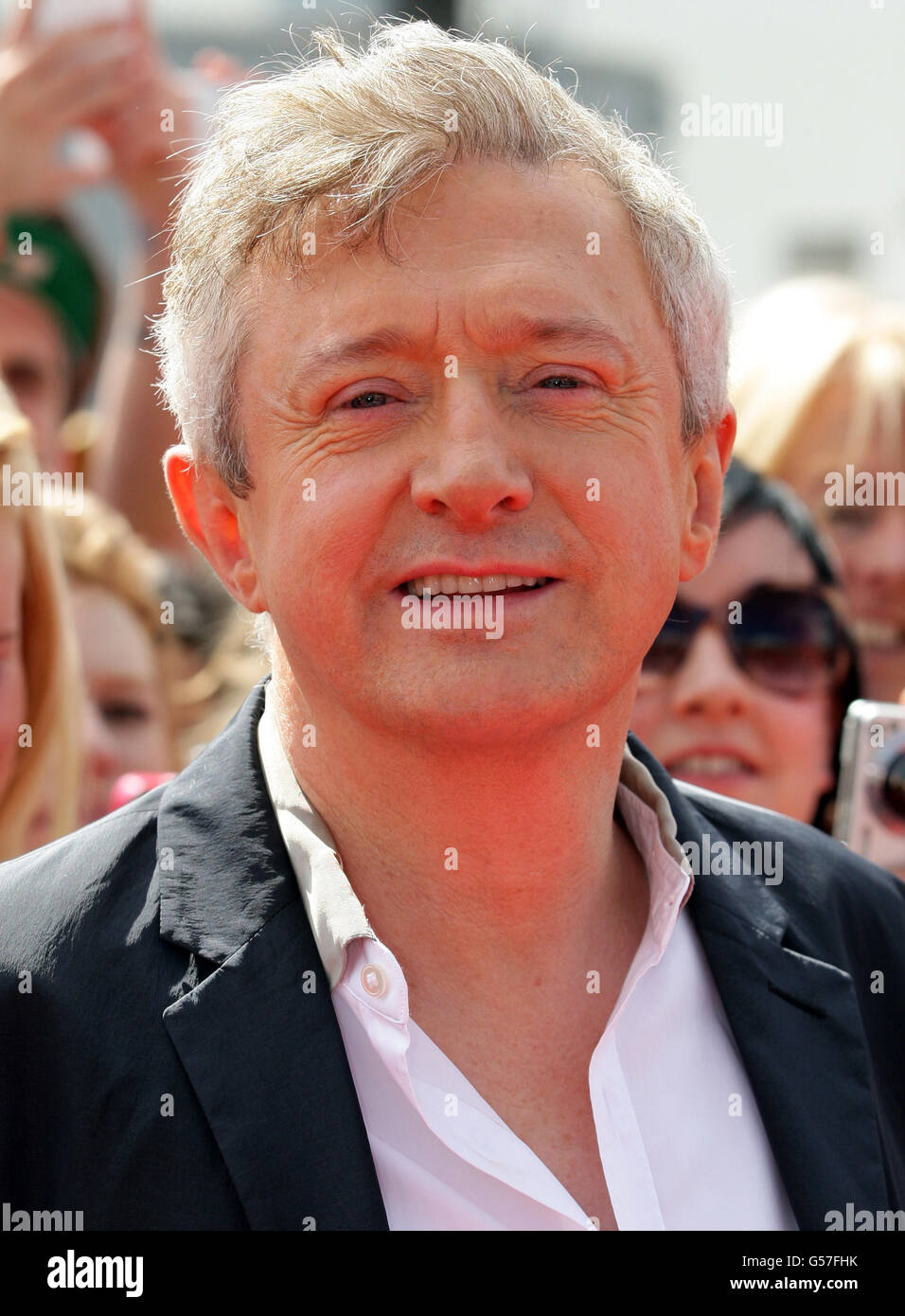 X Factor judge Louis Walsh arrives at Event City in Manchester for the ...