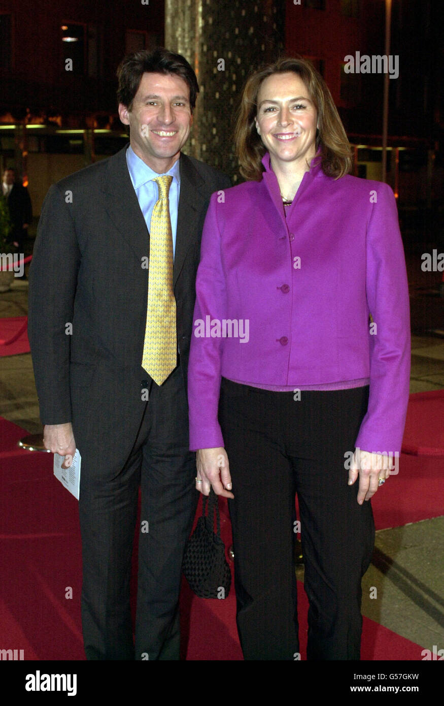 Former Olympic athlete Sebastian Coe and his wife Nicola McIrvine ...
