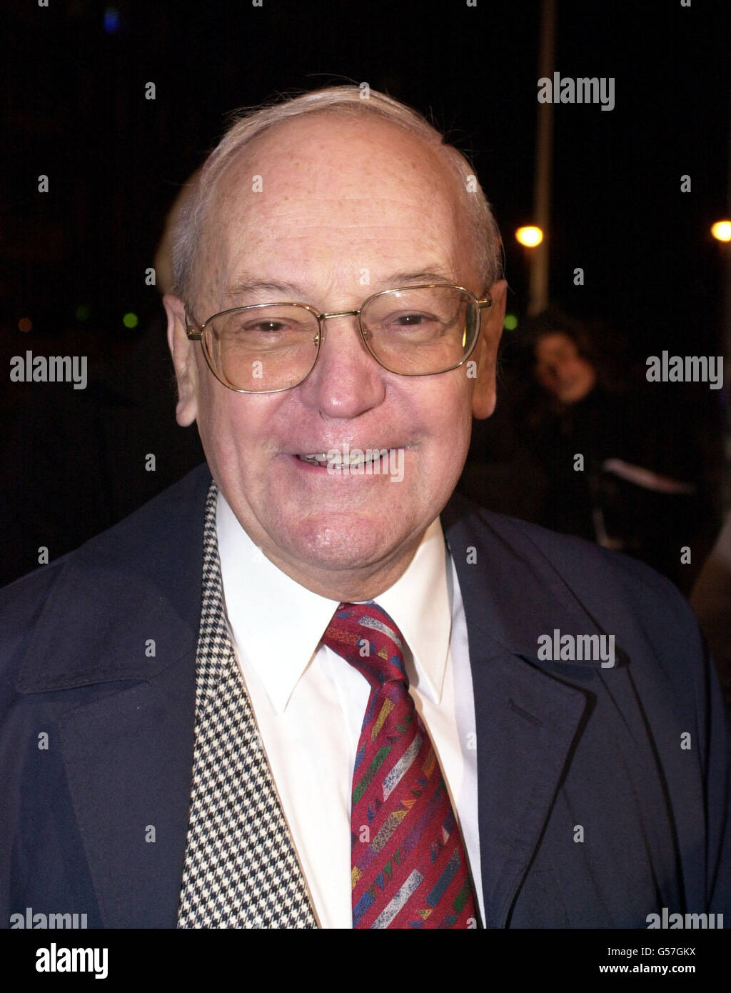 Former boxing commentator harry carpenter arriving at bbc television ...