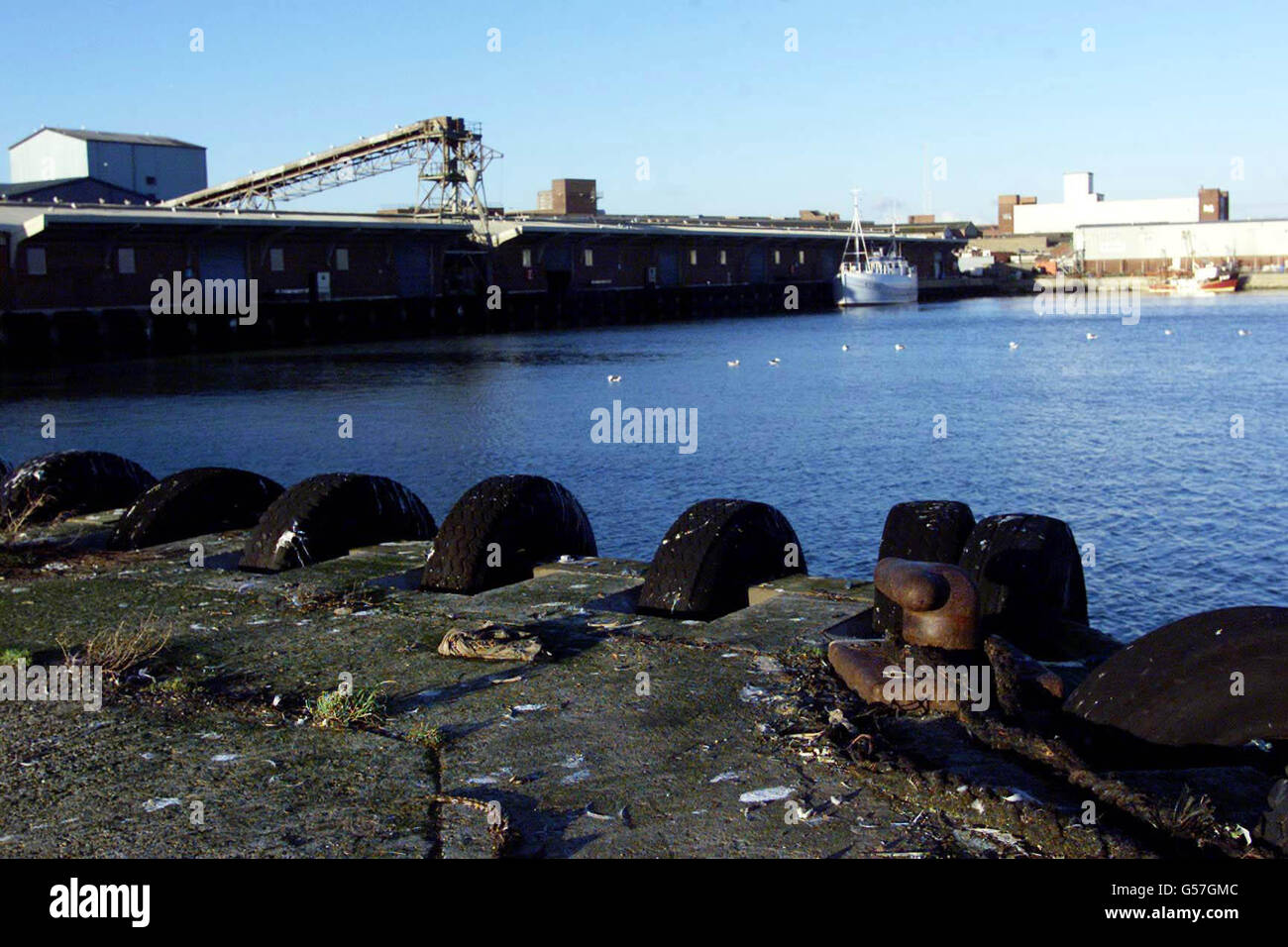 Empty fishing docks in Lowestoft. It is predicted that strict new ...