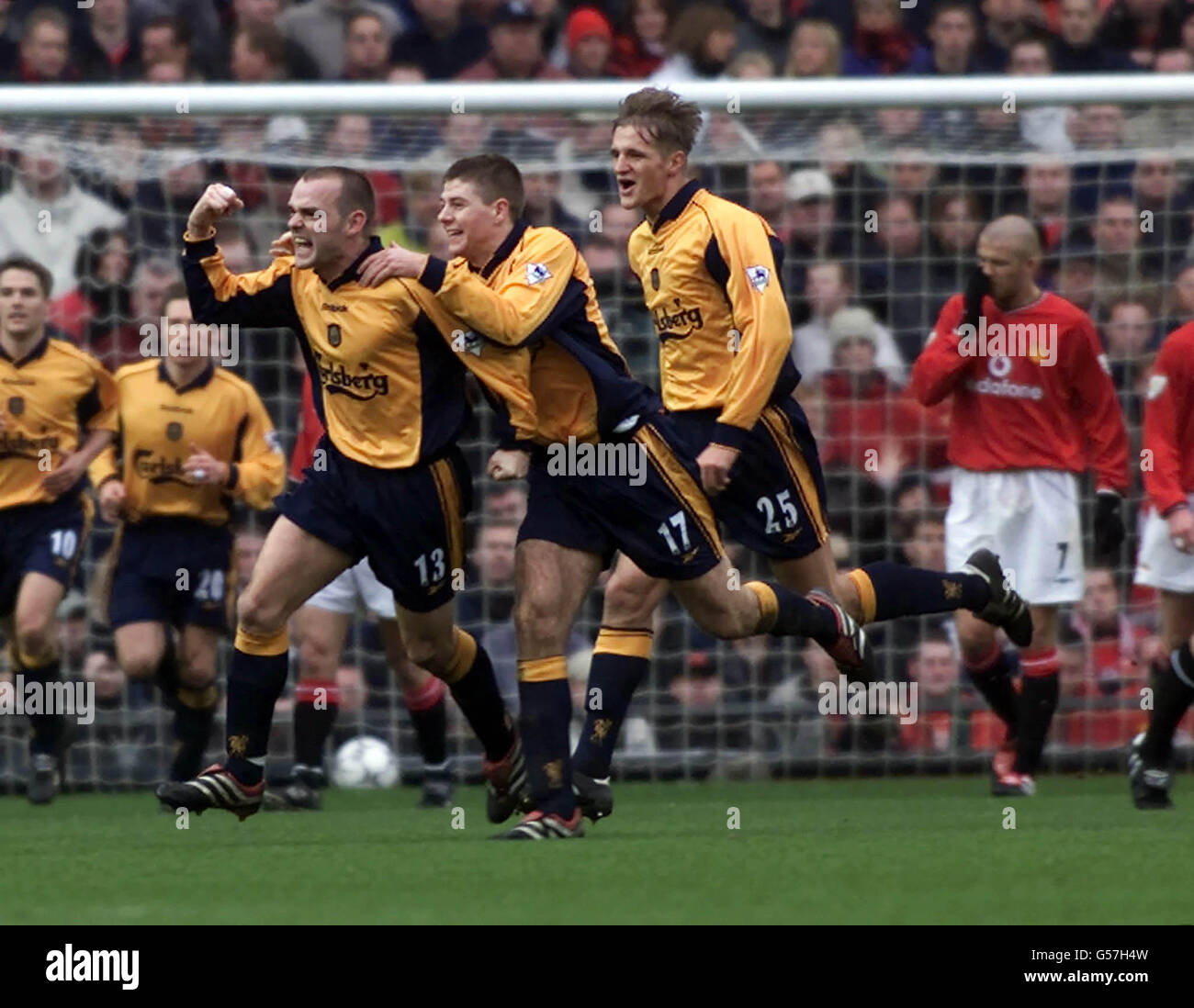 Danny murphy liverpool celebrates hi-res stock photography and images ...